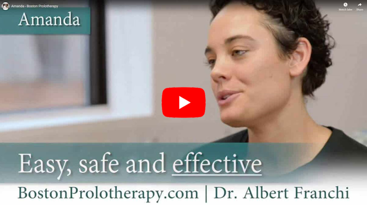 Prolotherapy Tesimonial | Boston Prolotherapy and Orthopedics